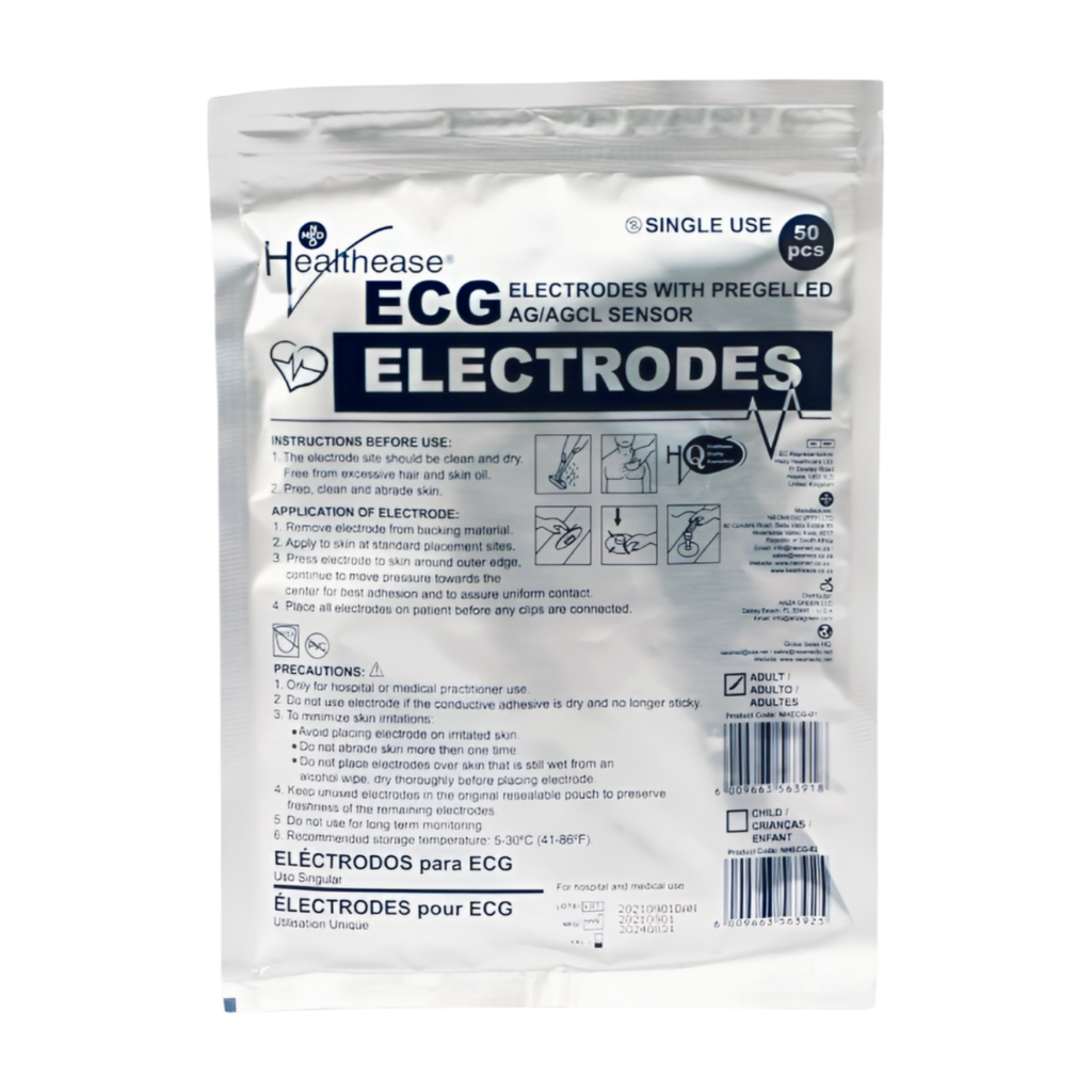 ECG Electrode - Disposable, 50's Pack | RAY INTEGRATED MEDICALS